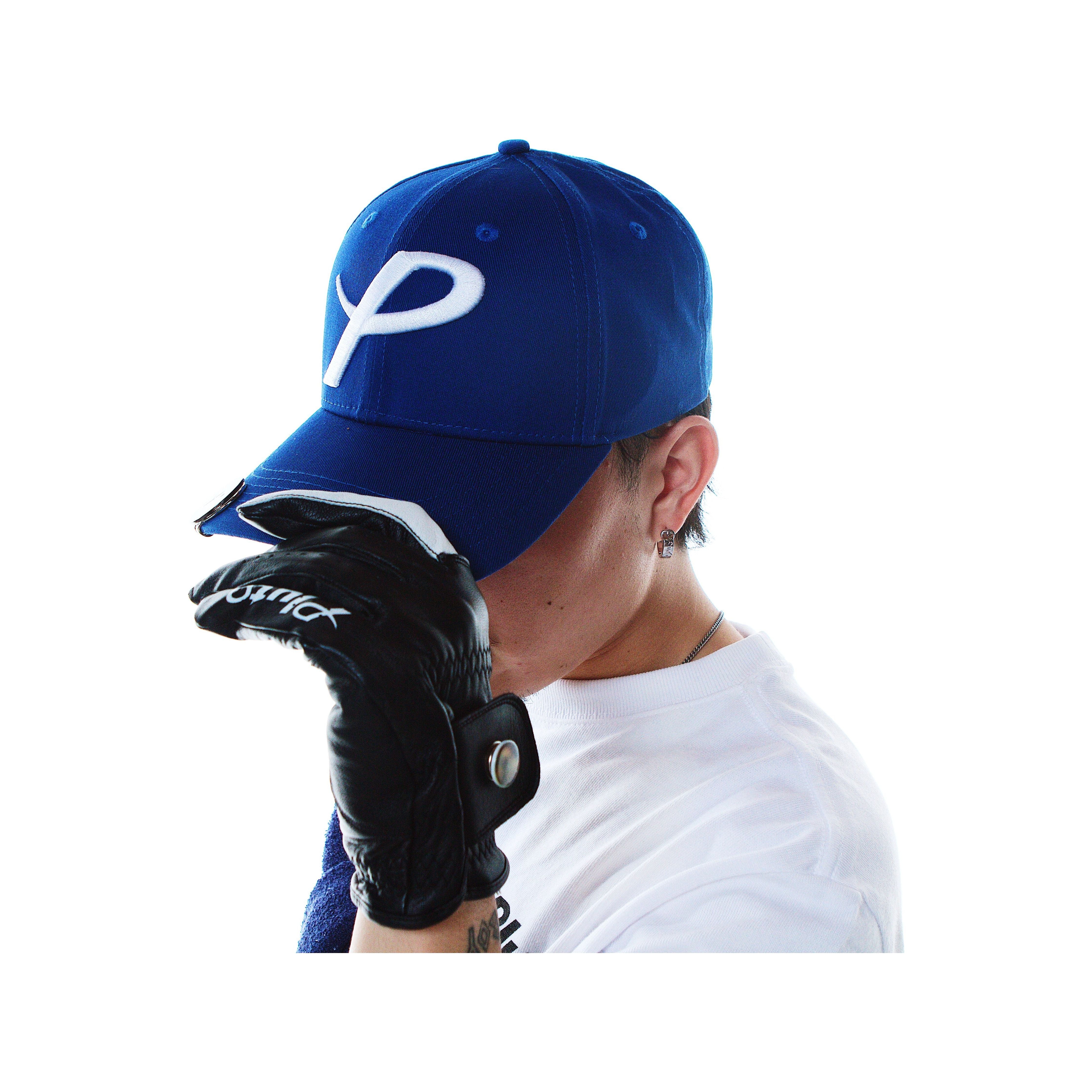 BIG "P" HAT W/ BALLMARKER (BLUE) – Pluto Golf